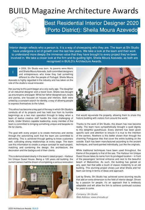 Build magazine awards 2020 – best interior designer! | homify