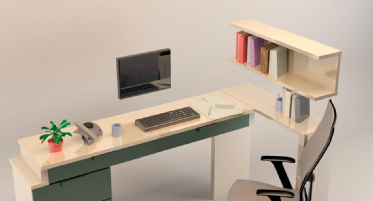 Espacio de trabajo work station, loft arquitectura | homify