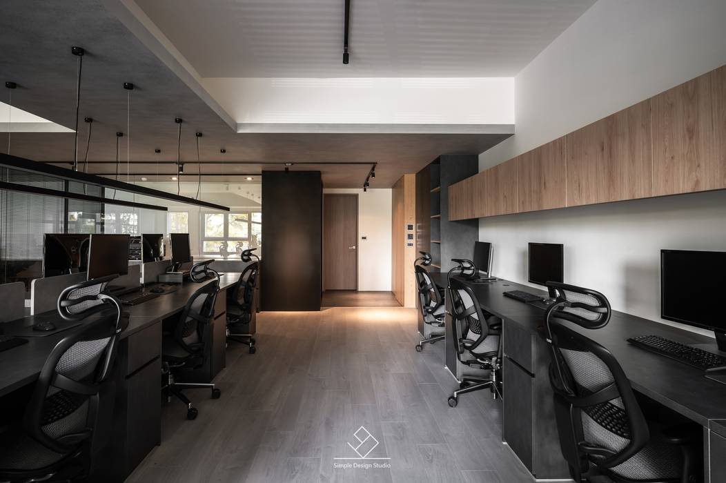 極簡辦公空間 simple design working space, 極簡室內設計 simple design studio | homify