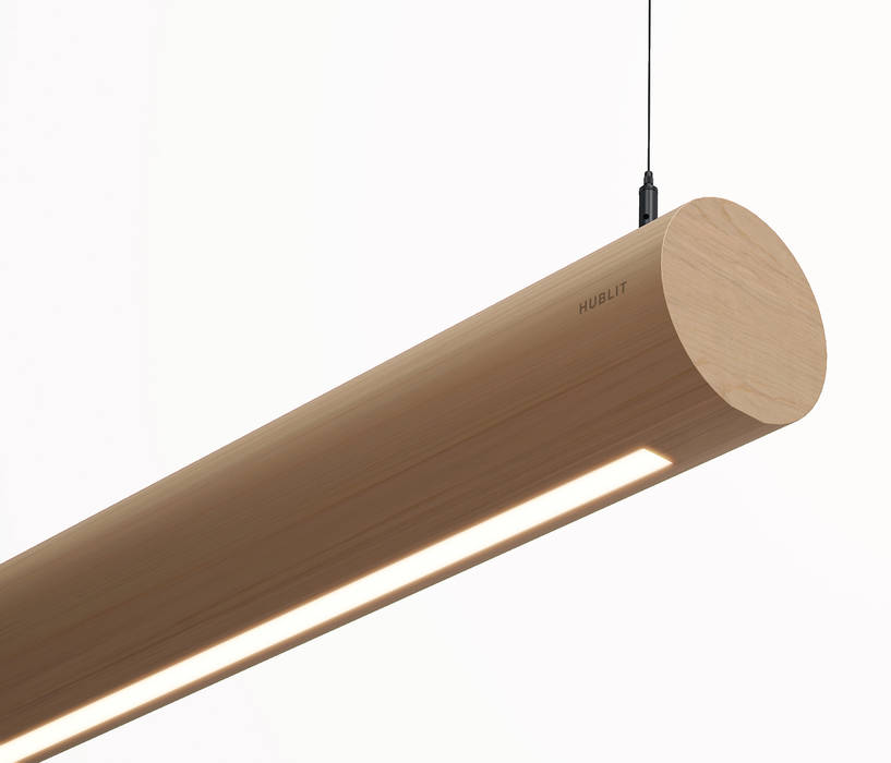 Wooden linear lights for mall | homify