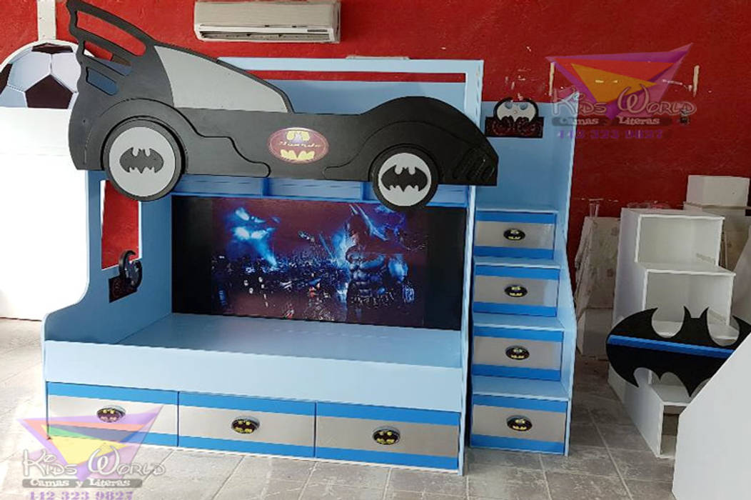 Fantástica litera juvenil con batimovil | homify