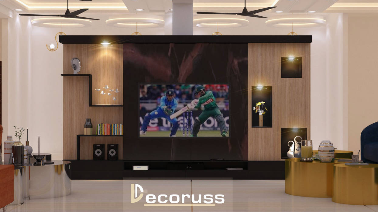 Lcd panel design of a living room | homify