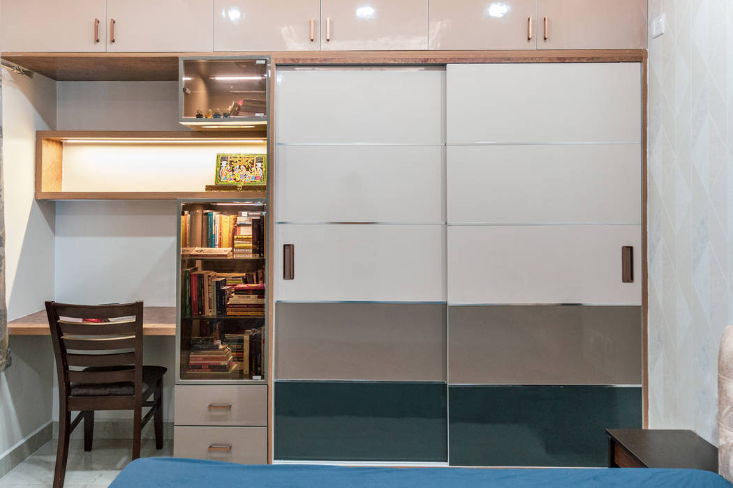 Bedroom, bedroom interior, designer wardrobe, sliding wardrobes, false ...