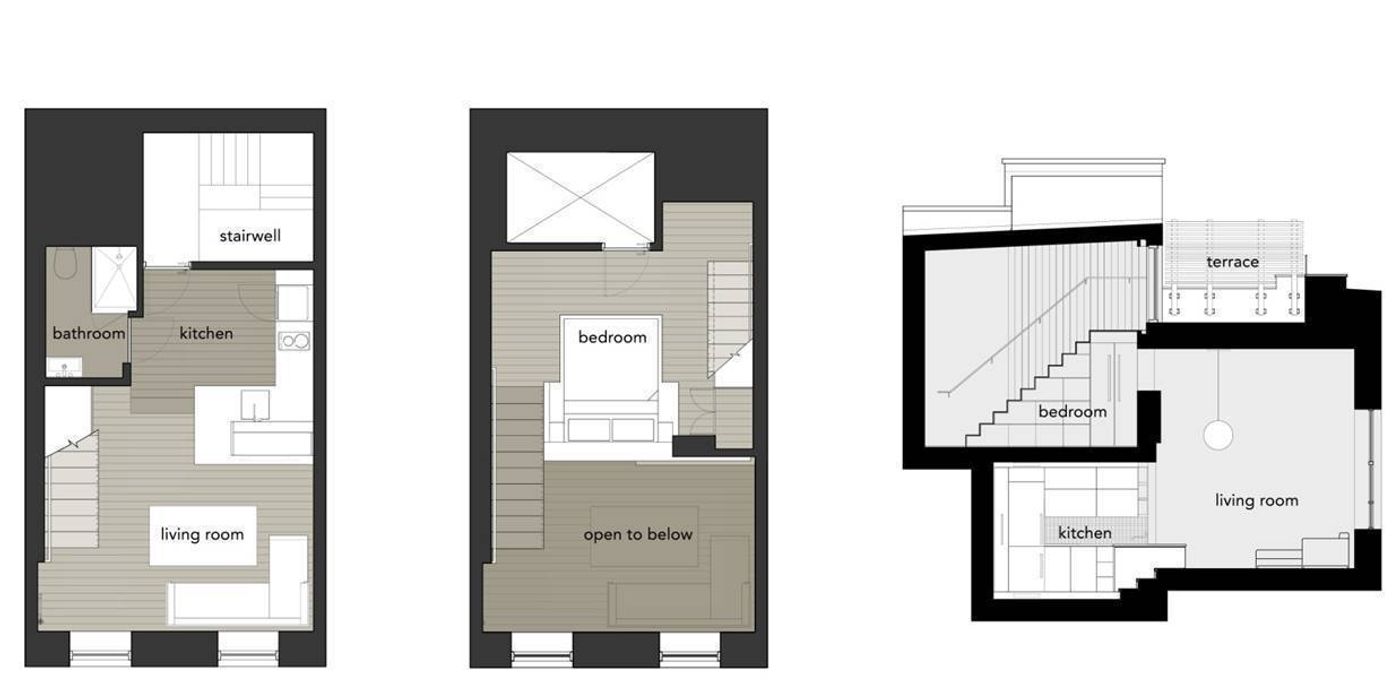 Manhattan micro-loft specht architects | homify