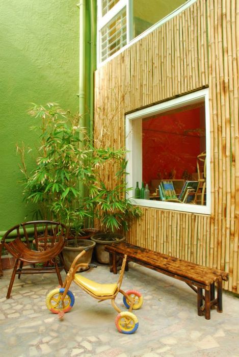 Bamboo canopy errol reubens associates modern balcony, veranda ...