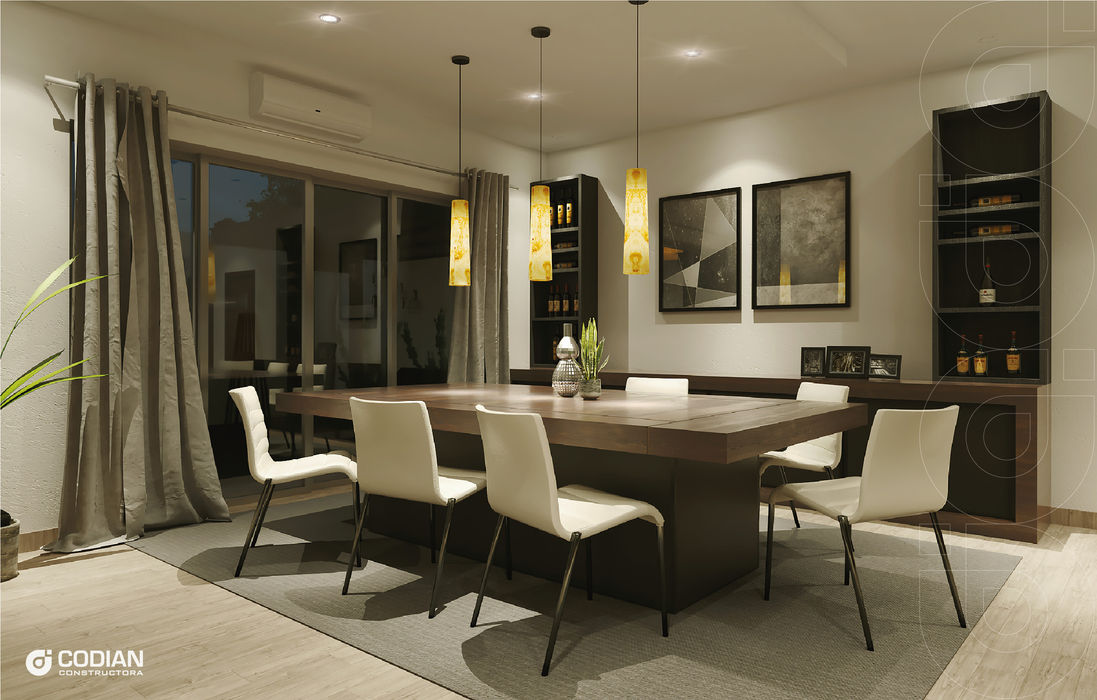 Proyecto cumbres codian constructora comedores minimalistas | homify