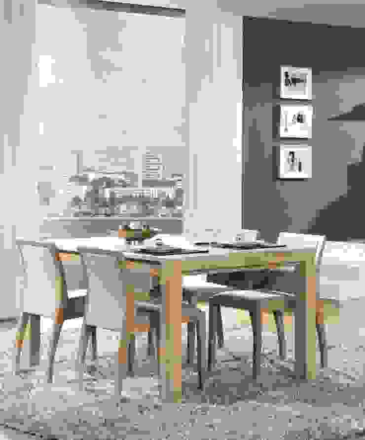 Mesas de comedor nórdicas - Ámbar Muebles | homify