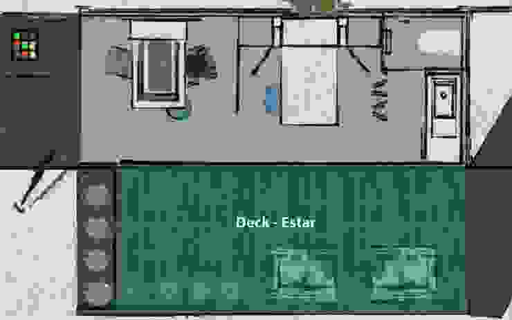 Making office space out of a container + floor plans | homify