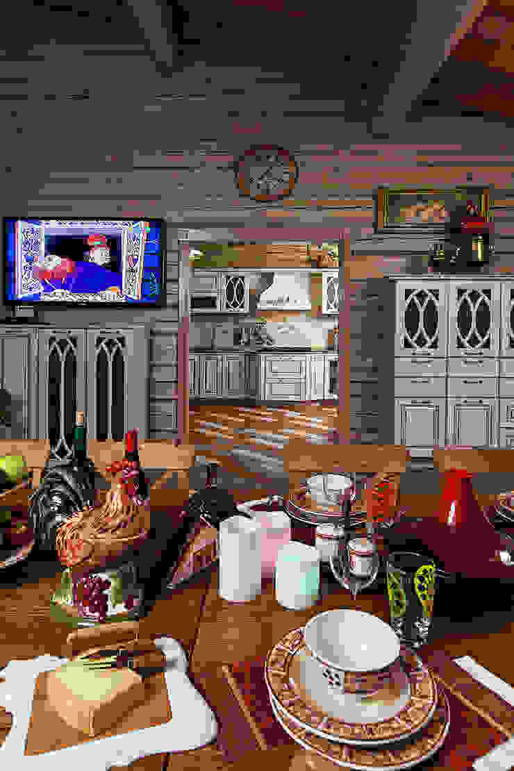 A rugged Russian log home | homify