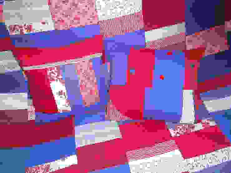 Patchworkdecke,rot,blau | homify