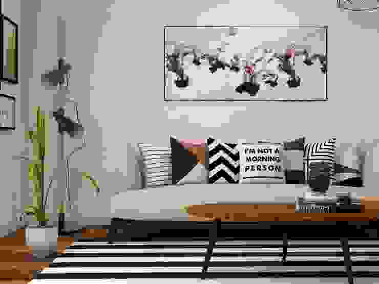 Home interiors with modern and minimal seating arrangements in Noida ...