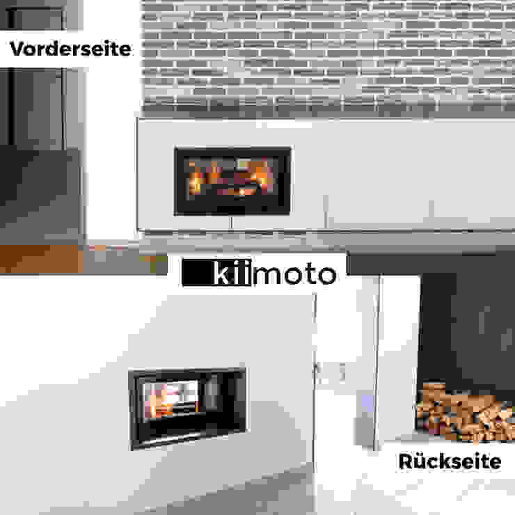 .kii9 | Kamin in zwei Zimmern | kiimoto Speicherkamin | homify