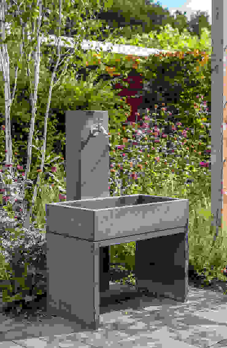 Saule Garten Beton