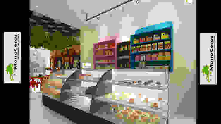 Inviting and refreshing interior design for a bakery in Ahmedabad | homify