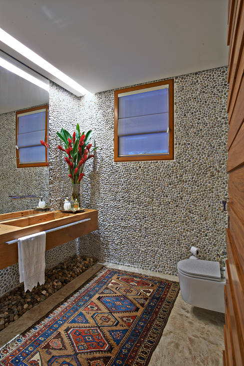 Banheiro rústico: mais de 40 ideias para você se inspirar neste estilo