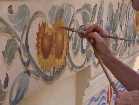 Decorazione fregio in stile Liberty di Paolo Bellò Decoratore ...