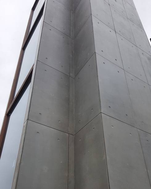 Concrete Facade Cladding with CRETOX Concrete Panels by NETEREN Panel ...