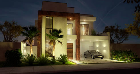 Sobrado Moderno e Aconchegante por ADRIANA MELLO ARQUITETURA | homify