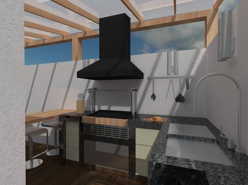 AREA DE ASADOR MONTERREY de BTA DISEÑO Y CONSTRUCCION | homify