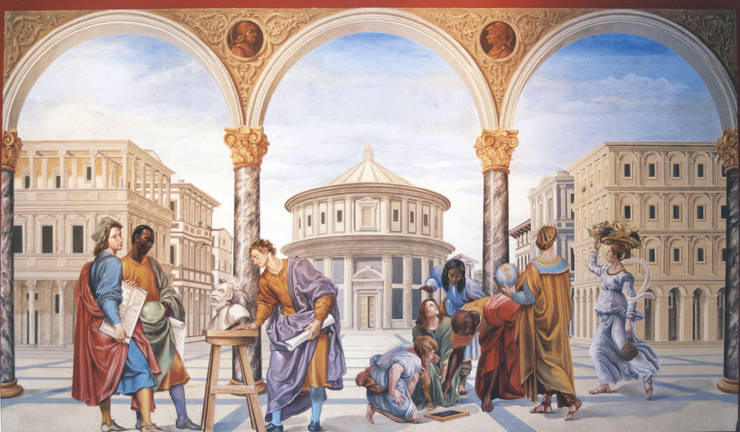 Affresco in stile rinascimentale di Farolfi Arte | homify