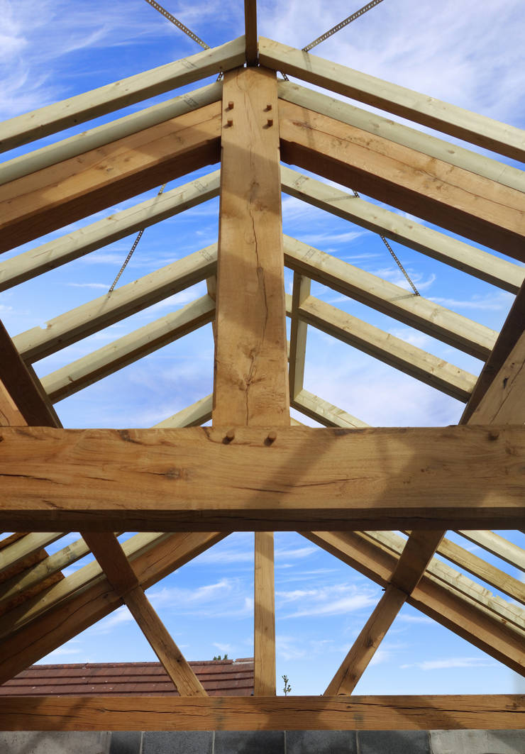 Oak Timber Frame House Extension, Gatley, Cheshire, Manchester by Grant ...