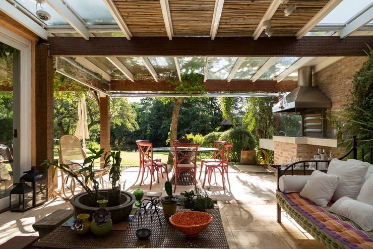 30 varandas e pergolados com tetos transparentes para se inspirar e ...