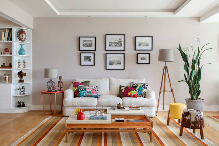 10 sugestões de cores para pintar a parede da sua pequena sala