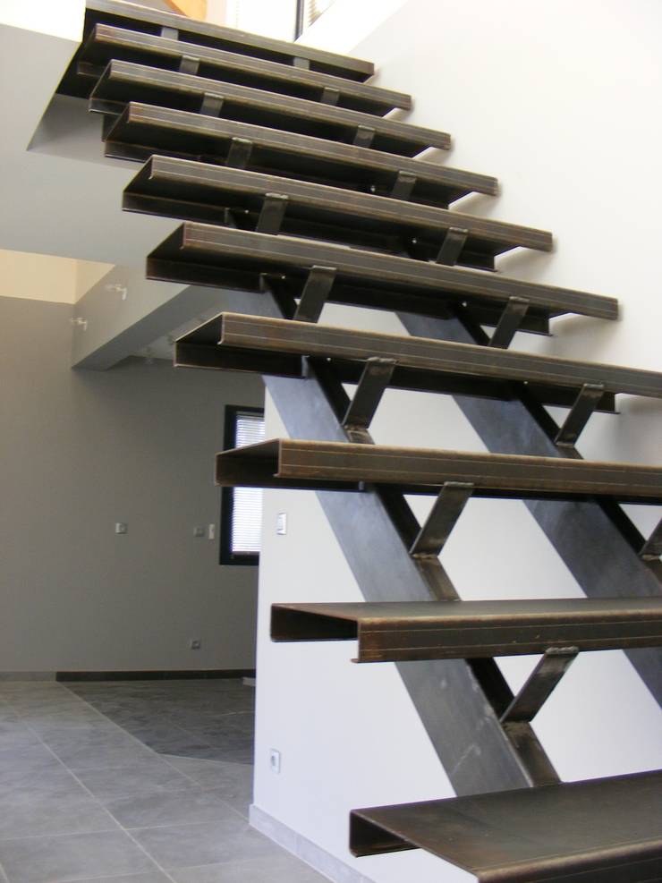 escalier en acier par metal brut | homify