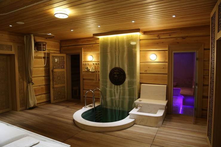 Love rustic home decor? This gorgeous spa has plenty of ideas