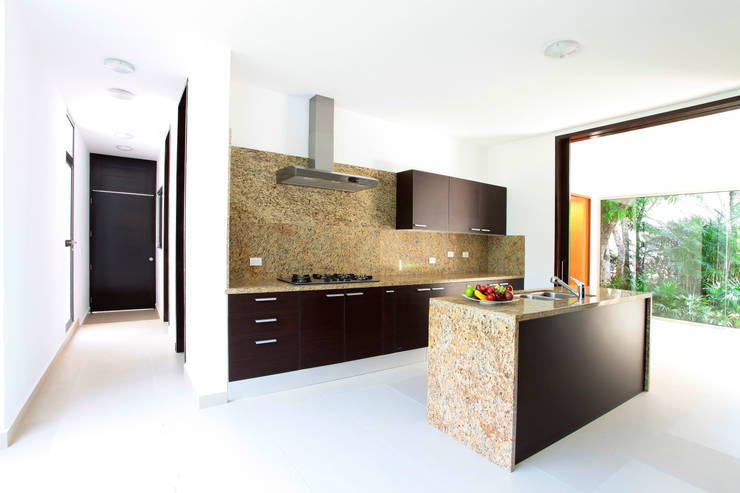 10 Cocinas de madera color chocolate - ¡Para que te las copies!