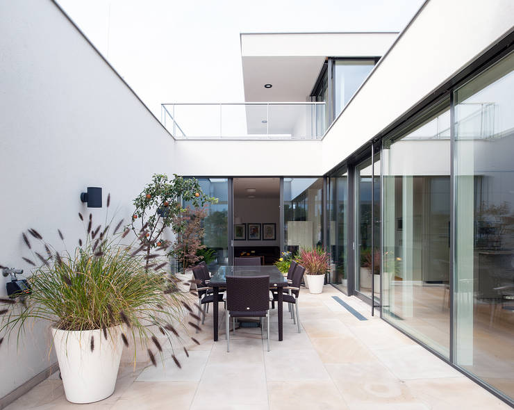 Atriumhaus in Wien 1130 von Studio Berner.Stolz Architekten ZT-OG | homify