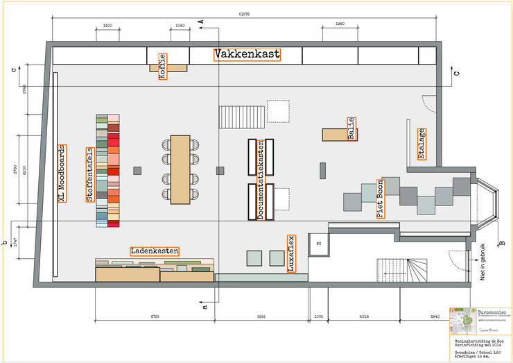 Inrichting winkel door Burosannies | homify