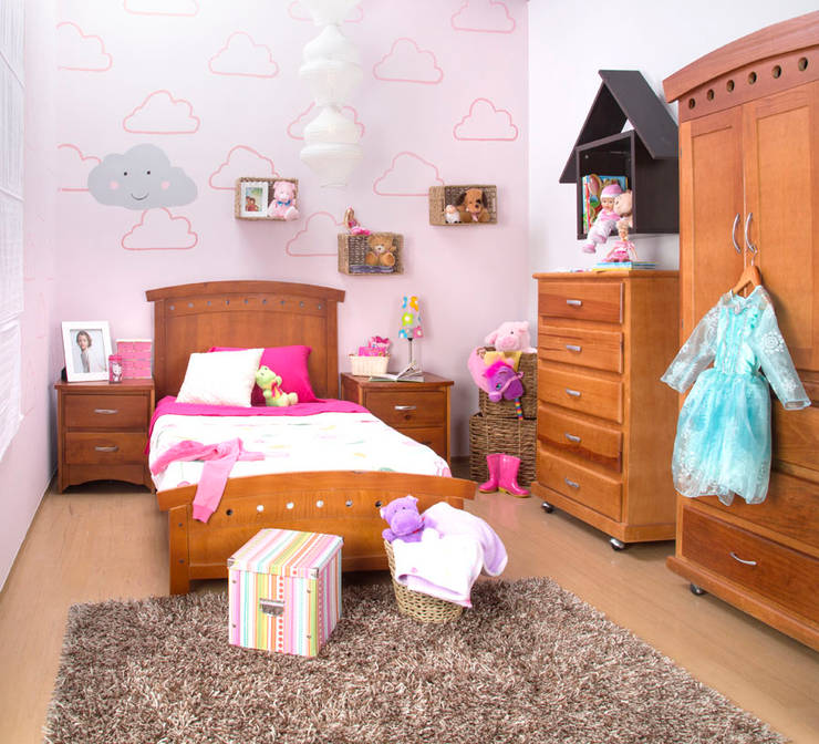 Recámara Infantil niña Diciembre 2015 de Idea Interior | homify