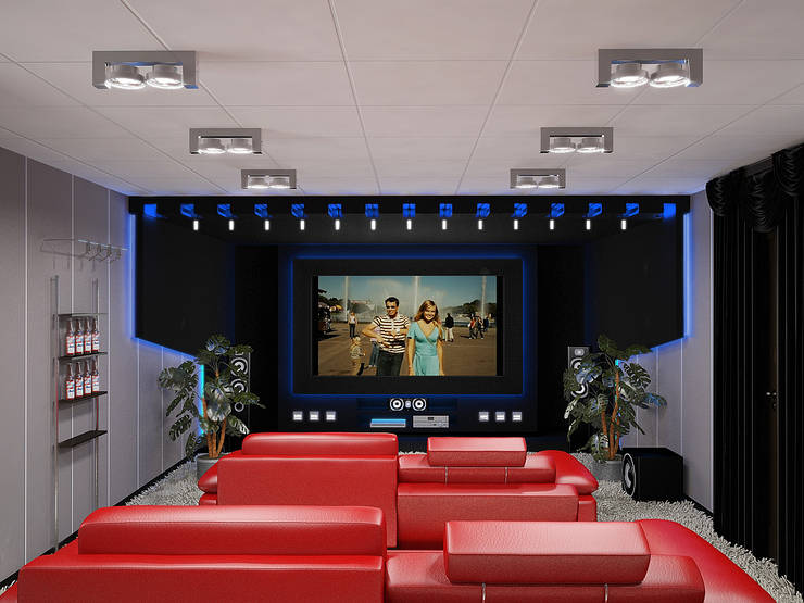 21 salas multimedia que te van a encantar para tu casa