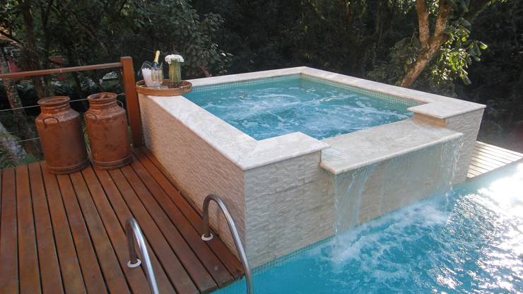12 jacuzzis de concreto que te van a gustar para tu casa