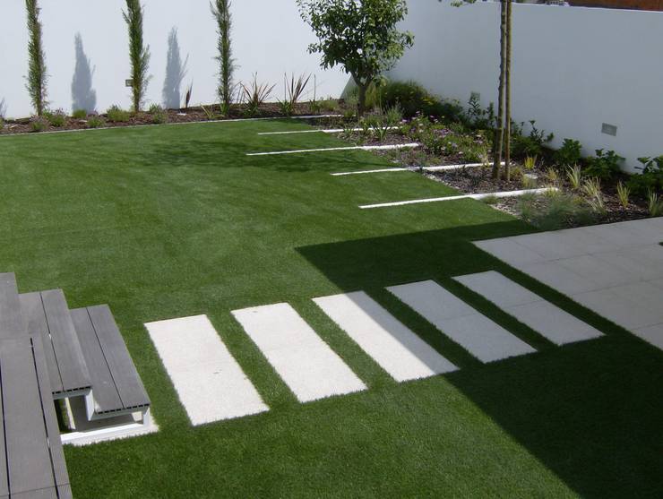 Relva em tapete, artificial ou natural – solução para quem não quer ...