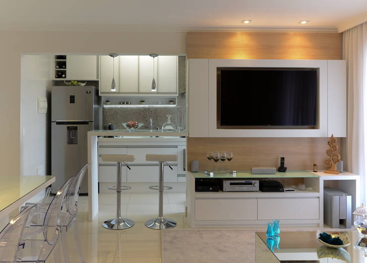 Projeto 70m² Mooca por RAFAEL SARDINHA ARQUITETURA E INTERIORES | homify