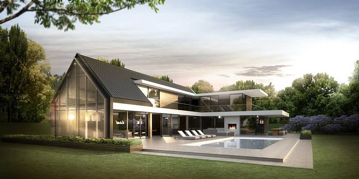 LANDELIJK MODERNE HOEVE KORSPEL door DENOLDERVLEUGELS Architects ...