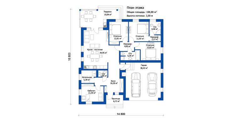 10 beautiful homes under 300 square meters (with plans)!