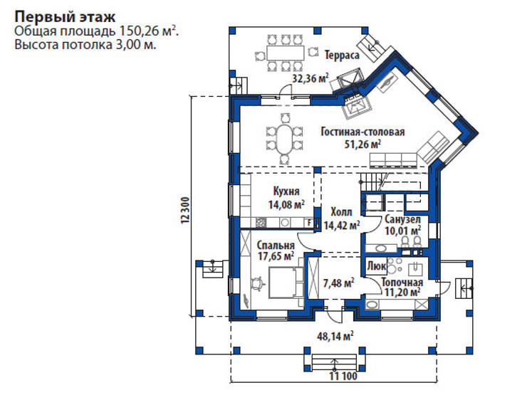 10 maisons de moins de 300m2 avec leurs plans