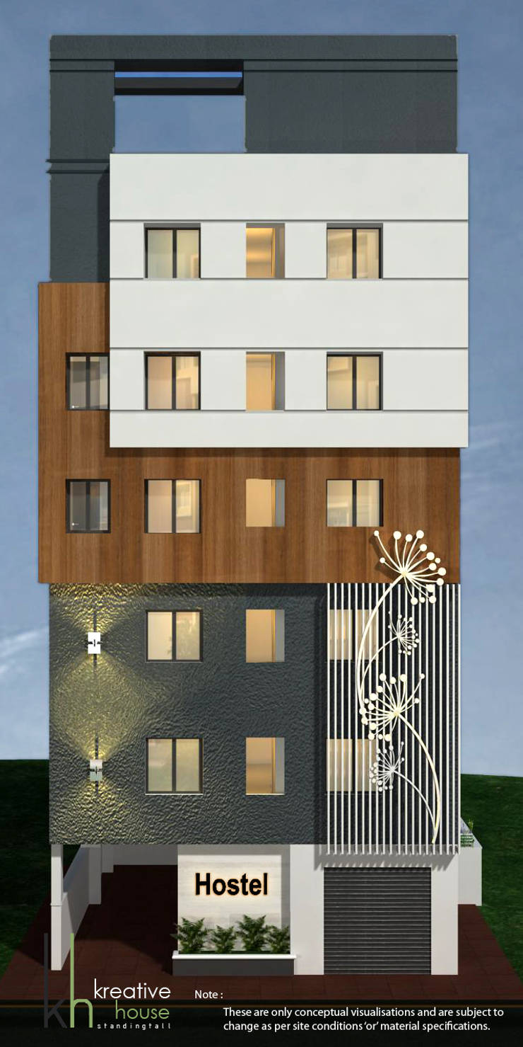 Independent Houses in India by KREATIVE HOUSE | homify