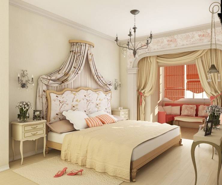Charming colonial style bedrooms