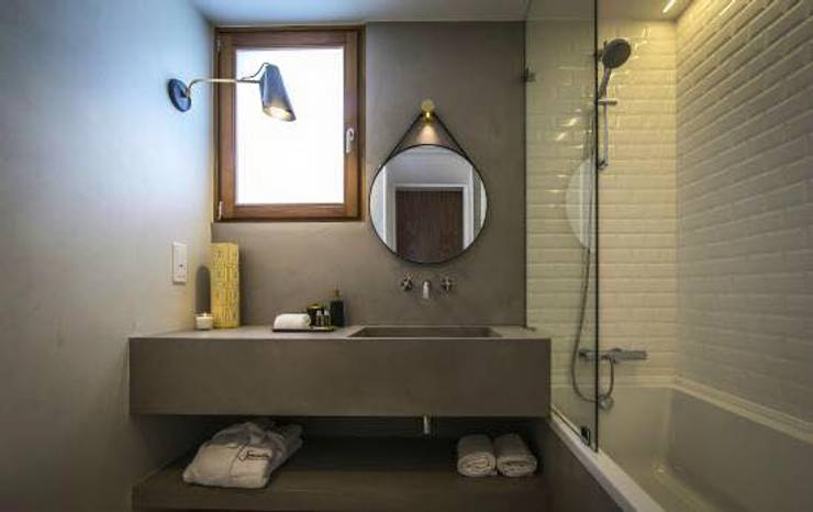 Tendência - paredes em cimento polido e microcimento