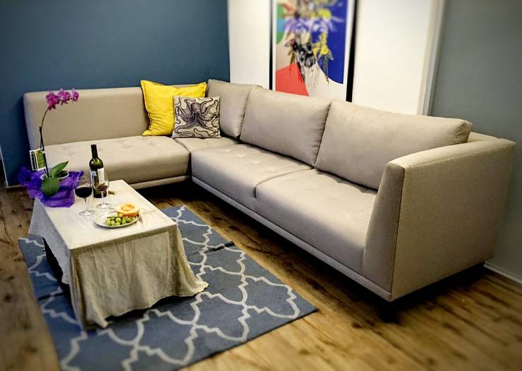Fabricación personalizada de Sala en L de Estilo en muebles | homify