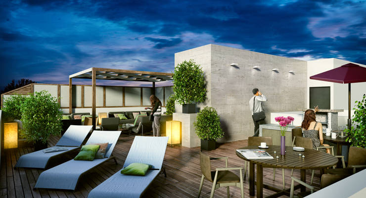 17 terrazas en la azotea que te van a inspirar a construir la tuya ya