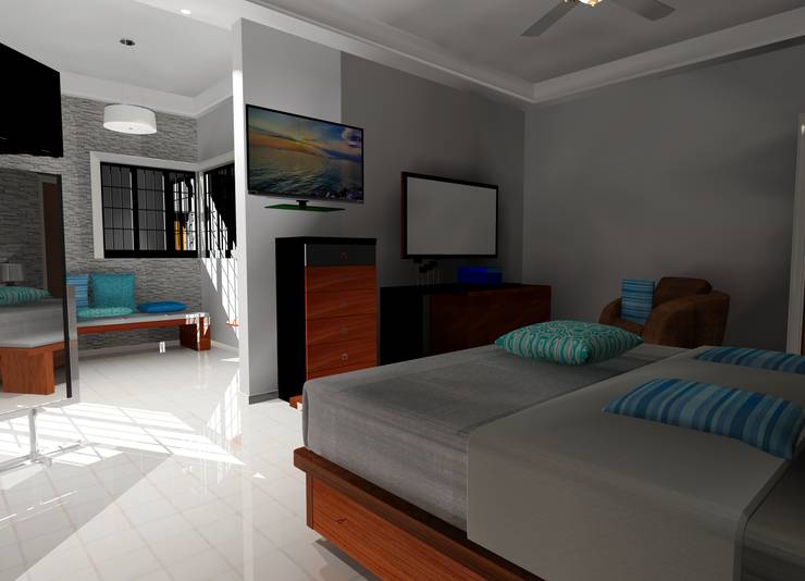 Remodelacion recamara de Spazio3Design | homify