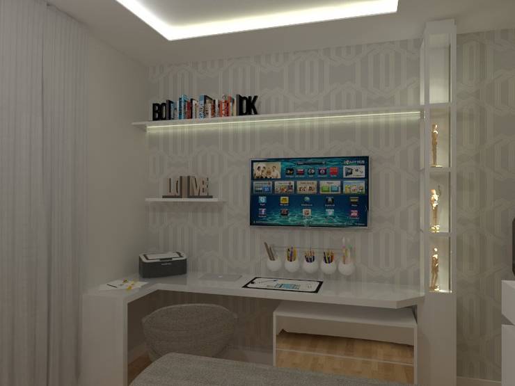 32 Lindos Quartos Com TV Para Você Se Inspirar Agora!