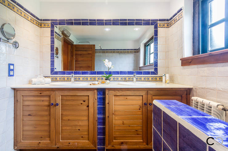 As 35 melhores imagens de banheiros rústicos para você se inspirar