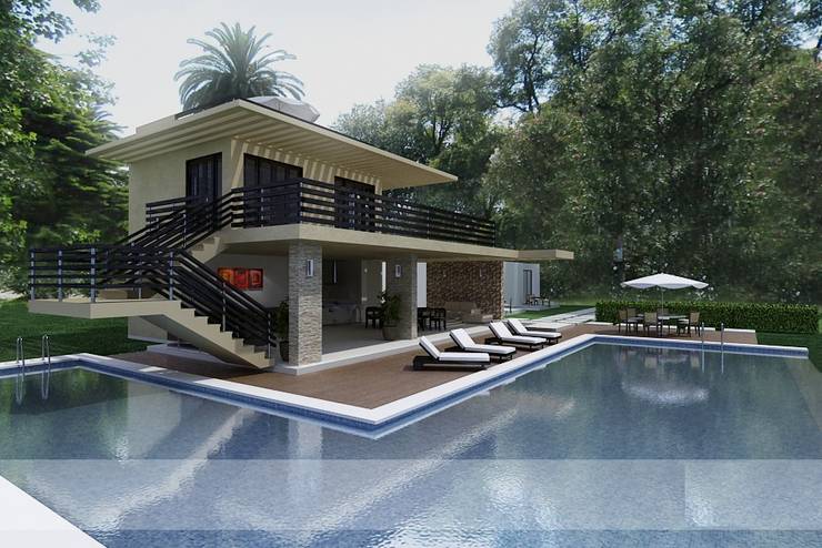 La belleza de las casas campestres