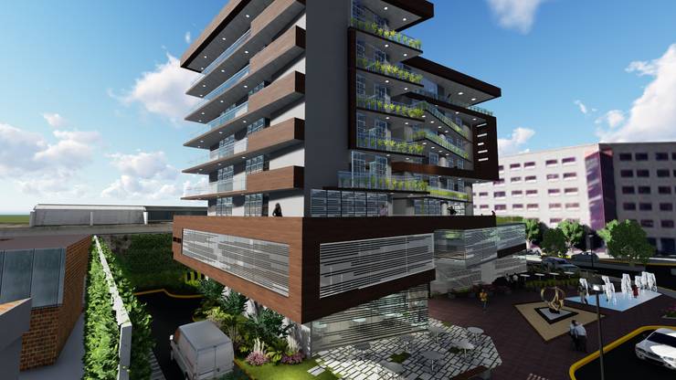 Edificio multifamiliar. Arquitectura Bioclimatica de Vida Arquitectura | homify